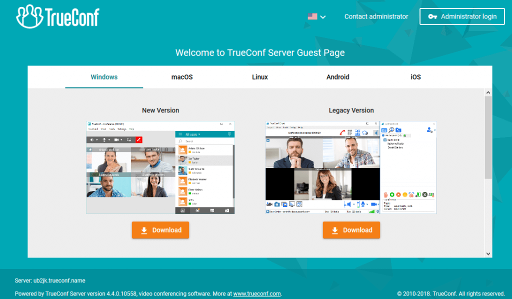 Cài đặt TrueConf Server miễn phí trong 15 phút