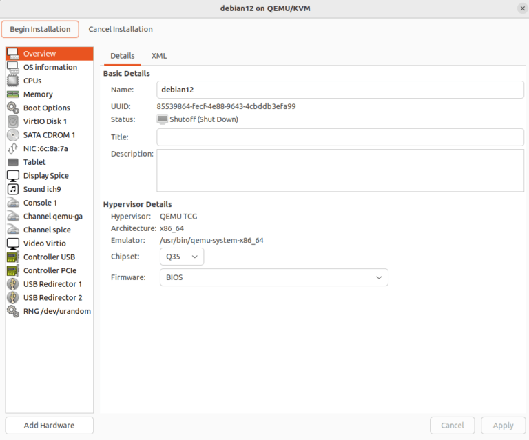 Configuration of KVM hypervisor on Linux Using Ubuntu as Example ...