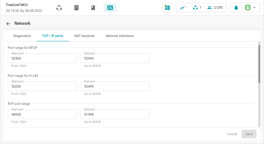 Which Ports Does TrueConf MCU Use — Video Conferencing Blog