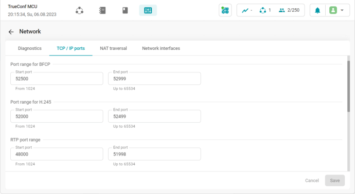 Which Ports Does TrueConf MCU Use — Video Conferencing Blog