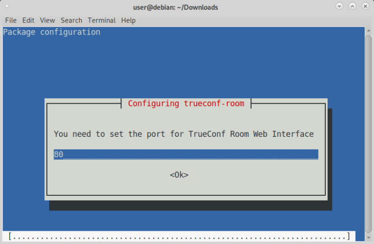 A detailed guide on how to install and set up TrueConf Room for Linux