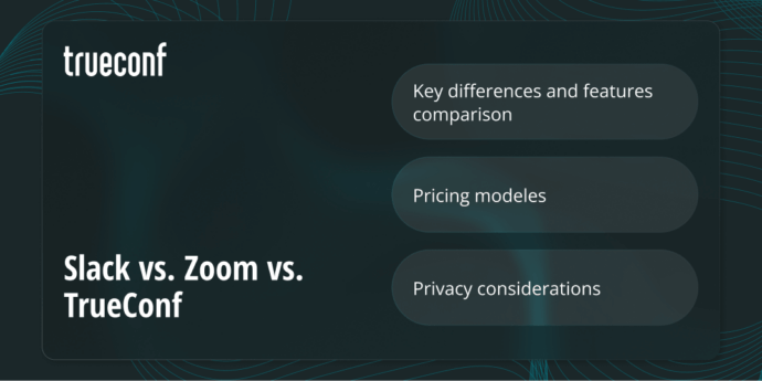 Slack vs Zoom vs TrueConf: Which Platform Fits Your Business Best?